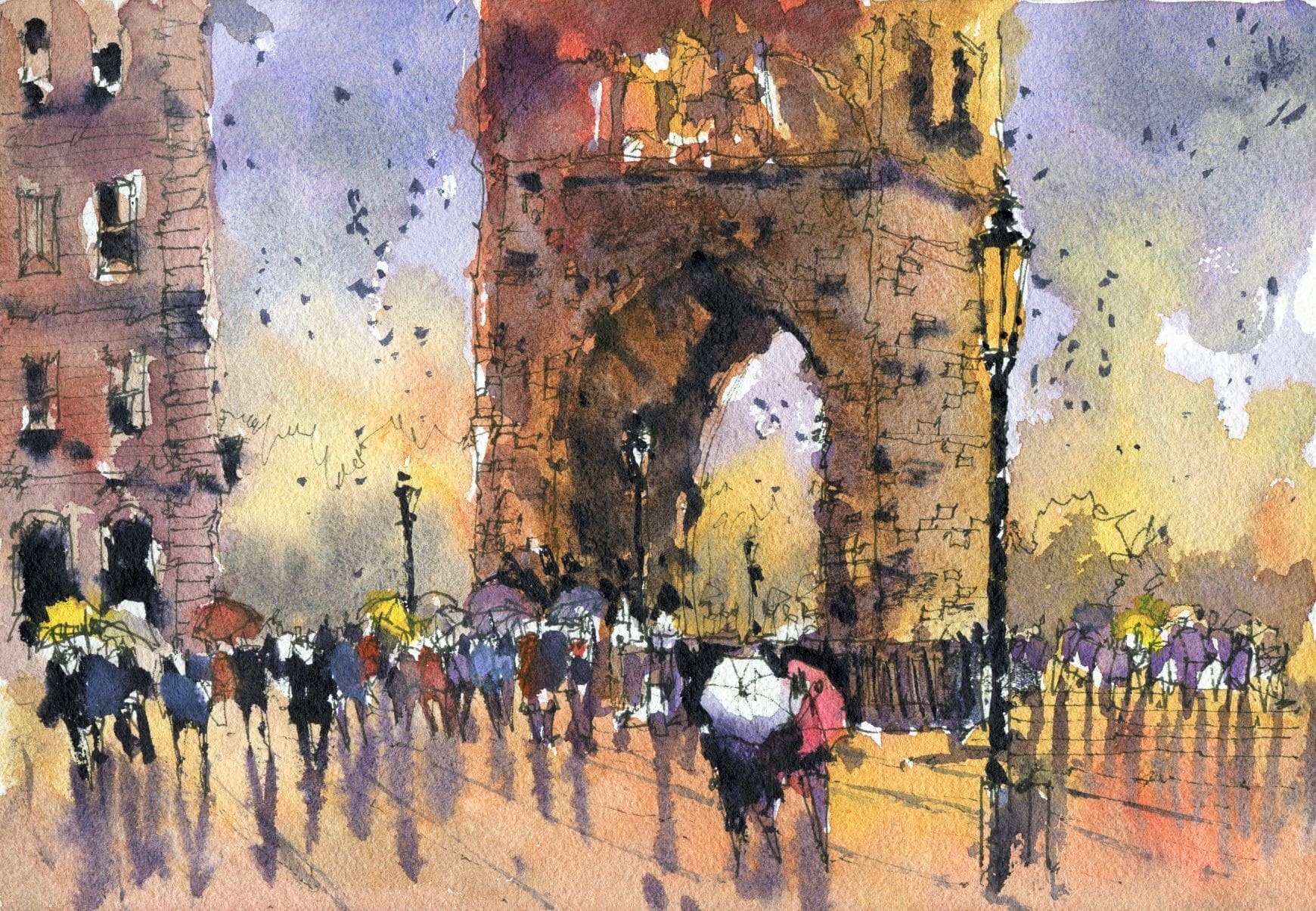 Paint Prague and Chinatown London in Watercolor - Watercolour Mentor